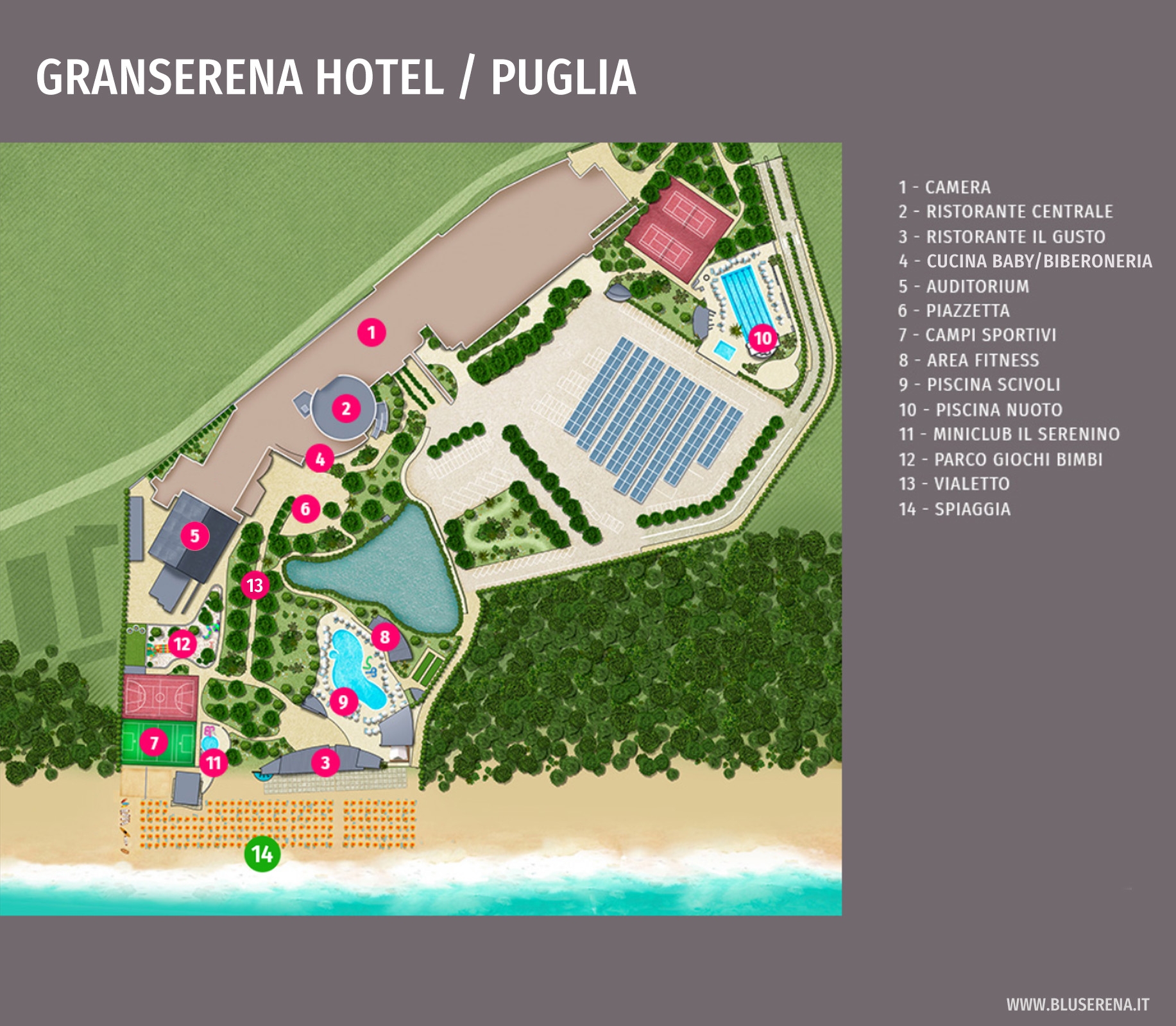 GranSerena Hotel, an all-inclusive beach resort in Puglia | Bluserena