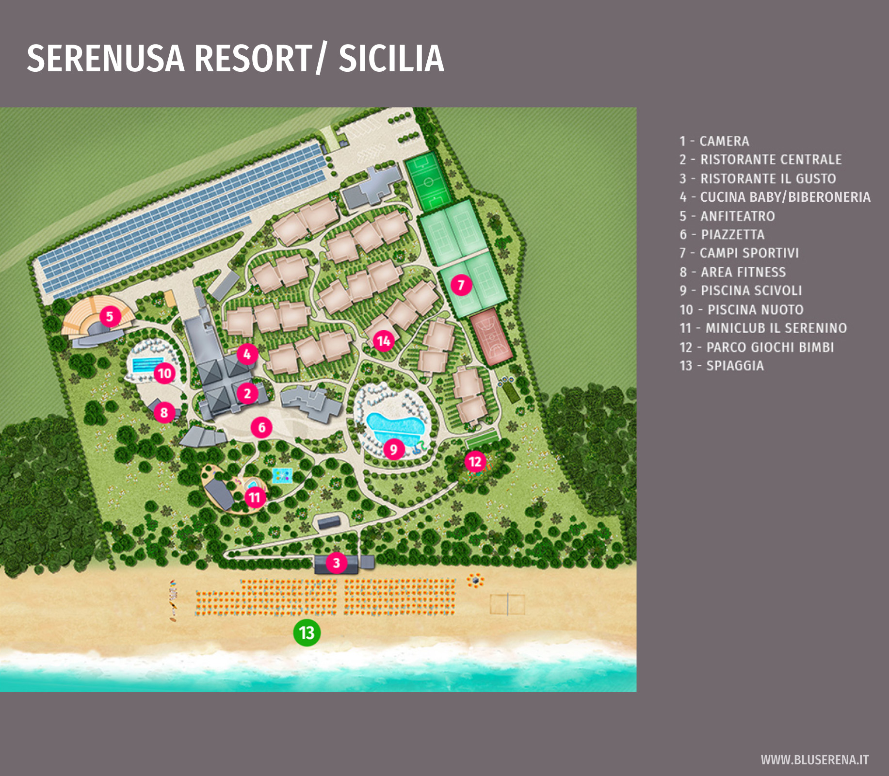 Serenusa Resort, Villaggio Turistico sul mare in Sicilia | Bluserena